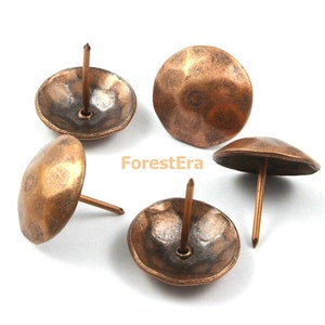 50pcs 25x25mm Antique Copper Upholstery Tacks Nails (TN57) - Etsy