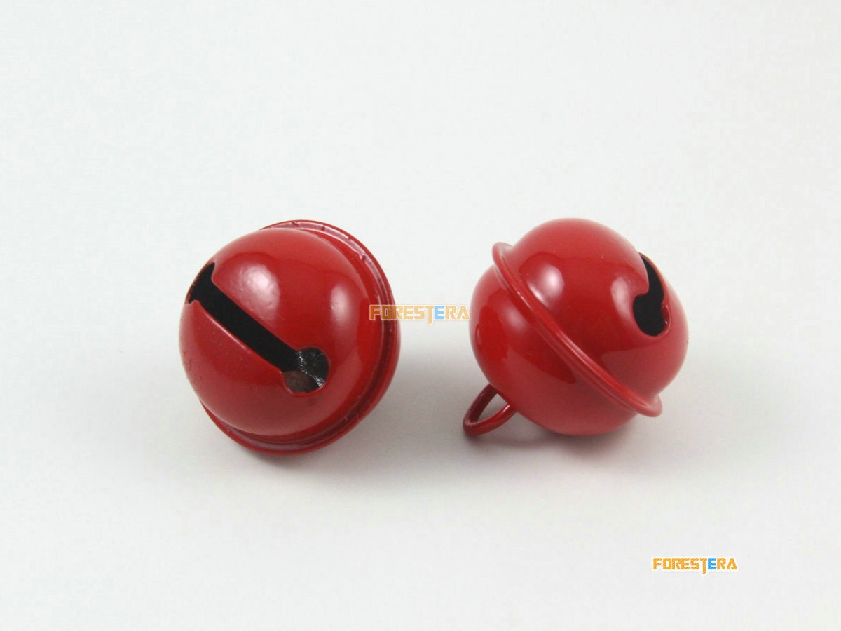 10Pcs 2.2CM 0.87inch Red Bells Jingle Bells Christmas Bells | Etsy