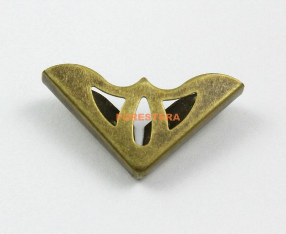 40pcs 24mm Antique Brass Book Corner Bookbinding Corner Clip | Etsy