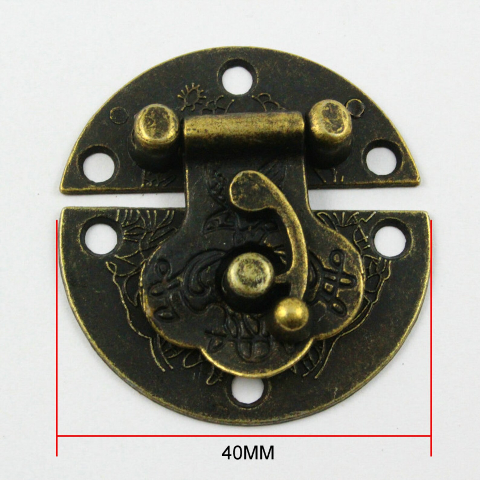 1pcs Antique Brass Jewelry Box Hasp Latch Lock 40mm With - Etsy