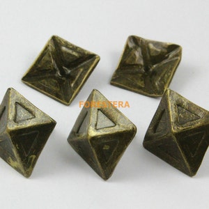 50pcs 19mm Antique Brass Square Upholstery Tacks Nails (TN46) - Etsy