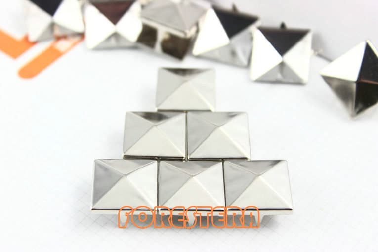 15mm Silver Pyramid Stud Punk Rock Leathercraft Stud SP15 - Etsy
