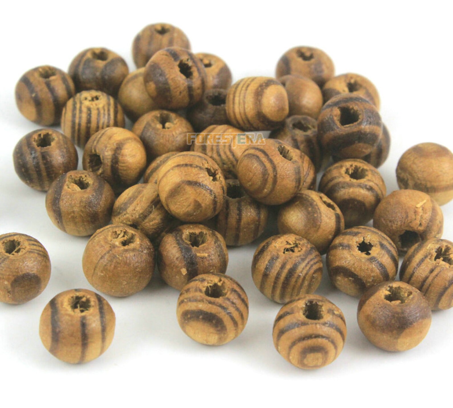 8mm Wood Bead Stripe Wood Bead for Jewelry BEAD-A46-8 | Etsy