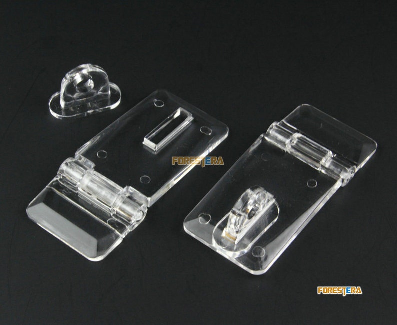 1pcs Clear Acrylic Plastic Hasp Latch Plexiglass Hasp 55x24mm - Etsy