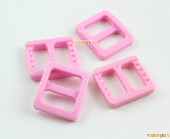 200 Pieces 10mm Light Pink Plastic Tri-glide Slider Adjustable | Etsy