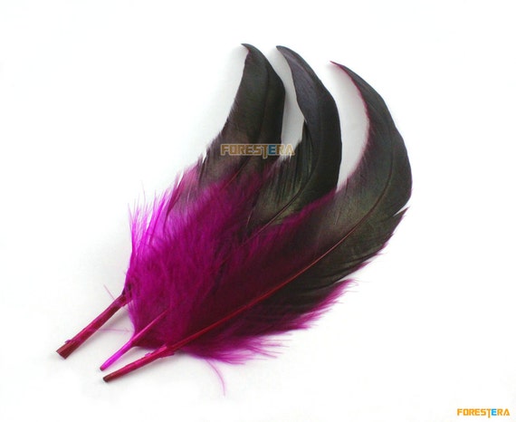 10 Pieces Rhodo Red Feather 18-30cm YM63 | Etsy