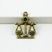 30pcs Antique Brass Libra Charm Libra Pendant 20x18mm PND622 - Etsy