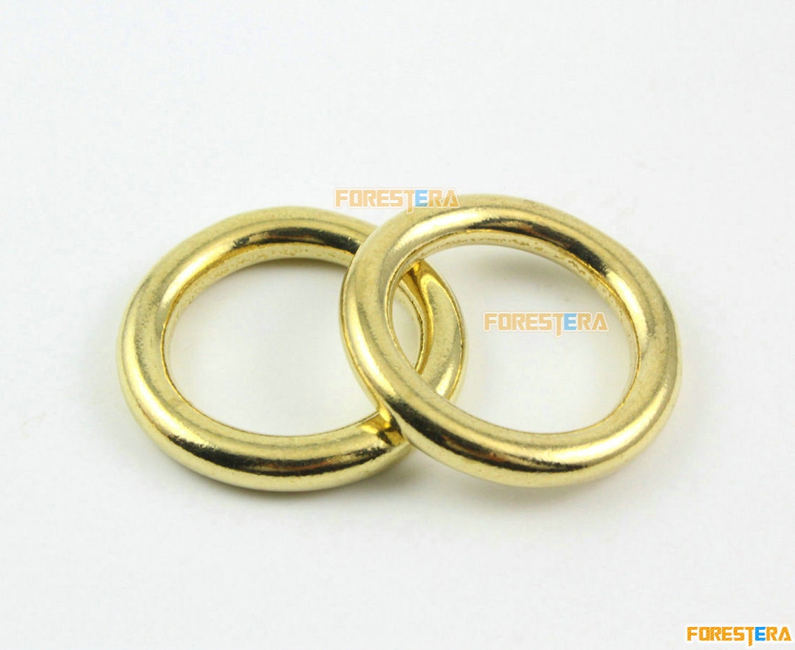 12 Pieces 19mm Solid Brass O Ring for Purse Bag Handbag Strap - Etsy