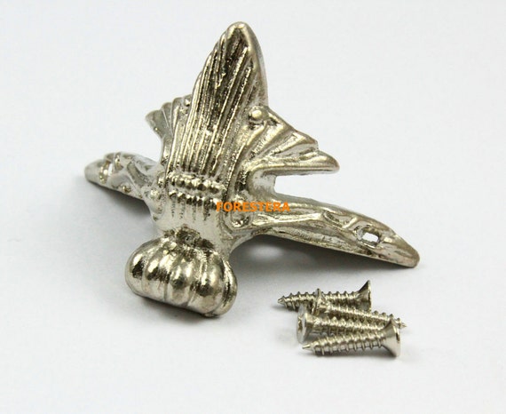 4pcs Silver Jewelry Box Feet Animal Box Leg Case Feet 42x30mm | Etsy