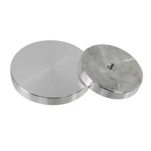 Aluminum Glass Table Top Adapter Circle Metal Block Disc 10mm Thick 20 ...