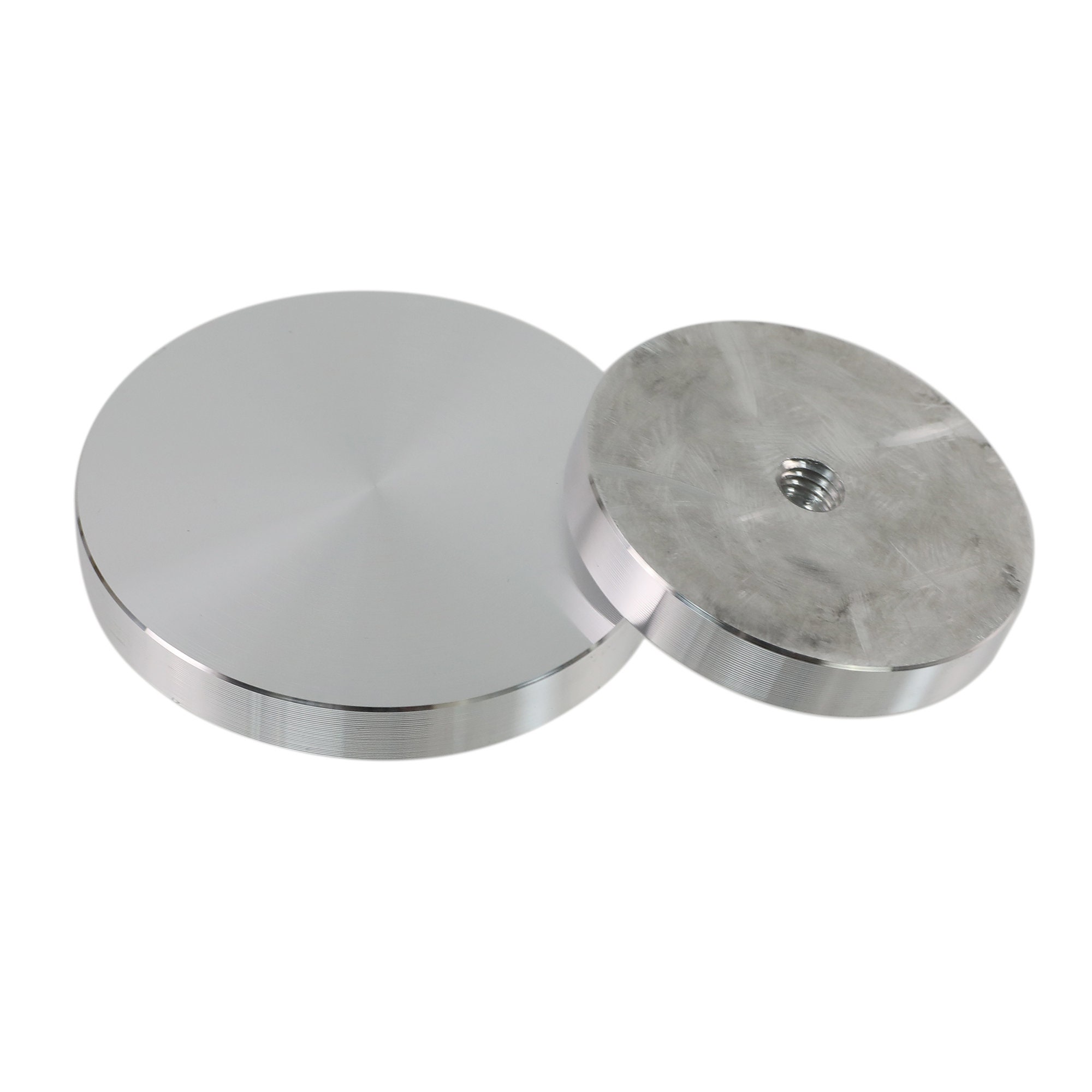 Aluminum Glass Table Top Adapter Circle Metal Block Disc 10mm Thick 20 ...