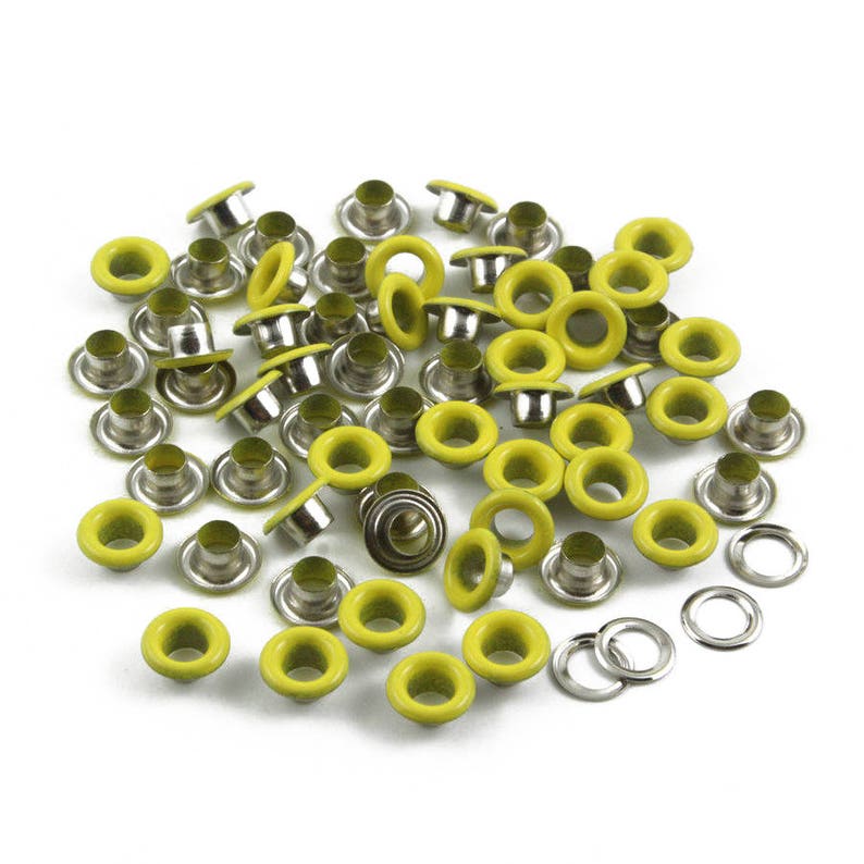 Size: 844mm OD ID Height Yellow Round Eyelet Grommet - Etsy