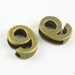 20pcs Antique Brass Number 9 Bracelet Bead Number 9 Chain Bead 18.5mm ...