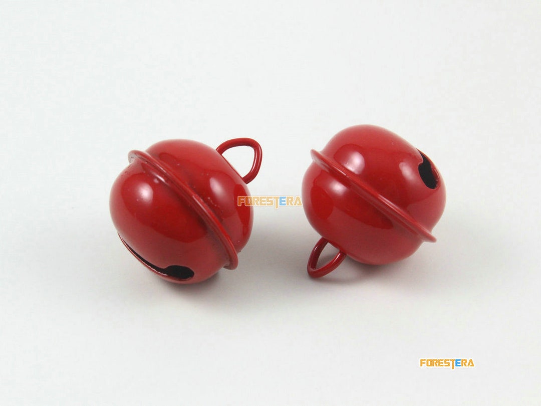 10pcs 2.2CM (0.87inch) Red Bells Jingle Bells Christmas Bells Pet Bells ...