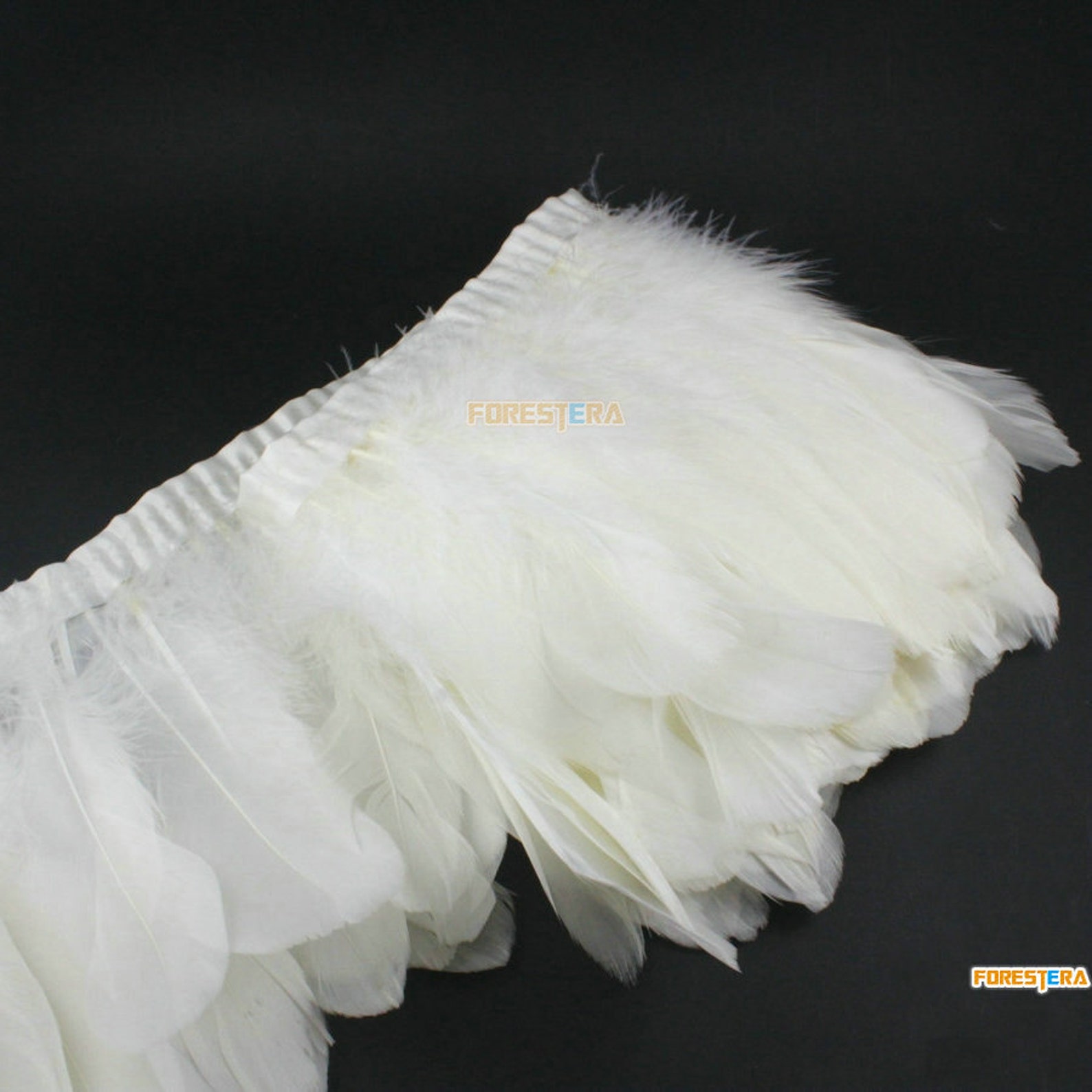 2 Yards White Feather Trim (YM180) - Etsy