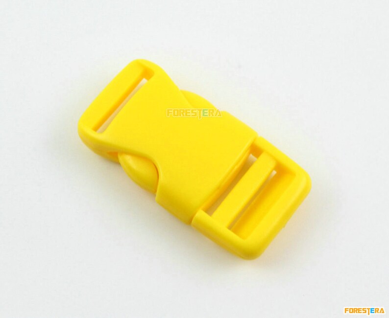 30 Pieces 20mm Yellow Plastic Side Quick Release Buckle Clip | Etsy
