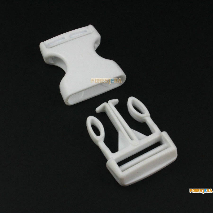 5 Pieces 25mm White Plastic Side Quick Release Buckle Clip for - Etsy UK