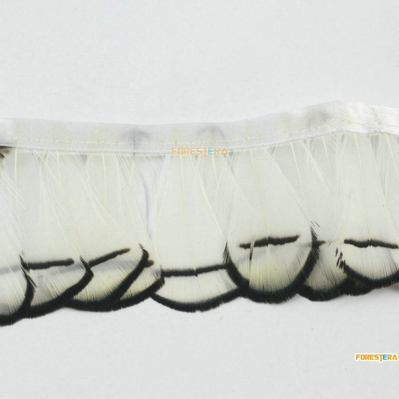 50cm White Feather Trim YM164 - Etsy