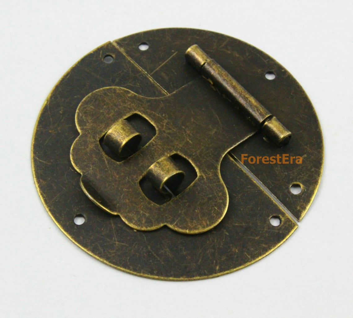 1pcs Antique Brass Jewelry Box Hasp Latch Lock 50mm With - Etsy