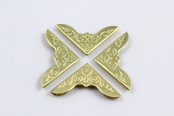 20pcs 23mm Large Gold Book Corner Bookbinding Corner Clip - Etsy