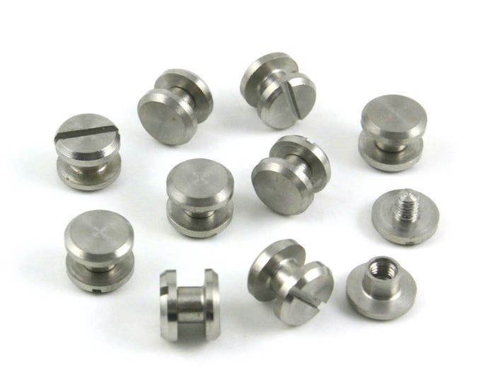 20 Set 83mm 304 Stainless Steel Rivet Chicago Screw for Leather Craft ...