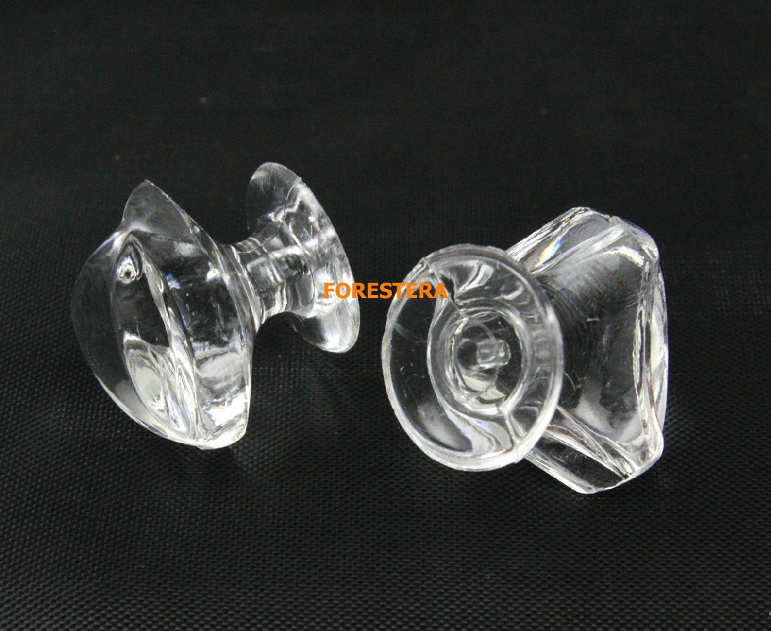 12pcs Clear Acrylic Plastic Knob Plexiglass Knob Small 18x18mm - Etsy
