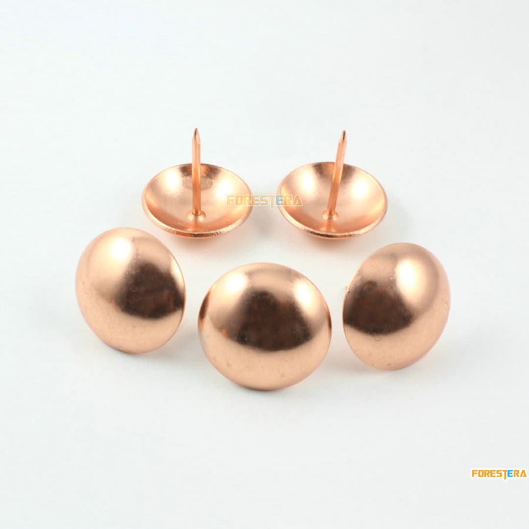 20pcs Rose Gold Upholstery Tacks Nails 25mm (TN93) - Etsy