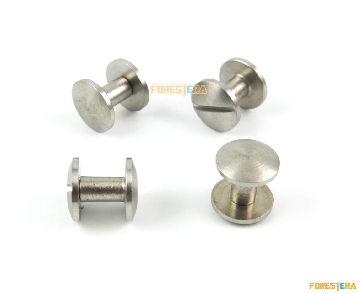 20 Set 107mm 304 Stainless Steel Rivet Chicago Screw for - Etsy