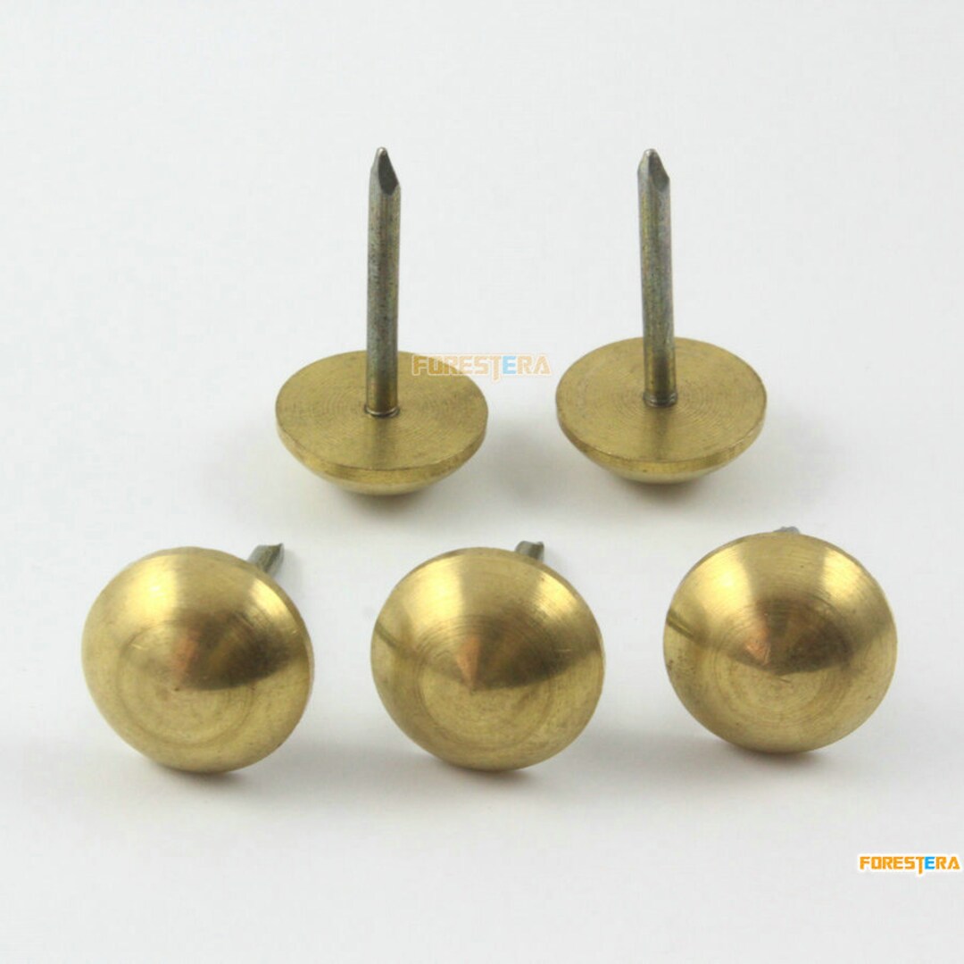 15pcs 18mm Solid Brass Upholstery Tacks Nails (TN81) - Etsy