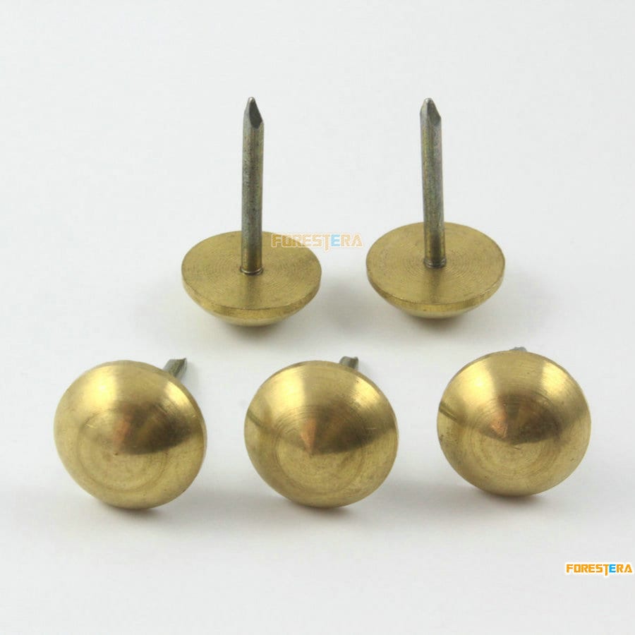 15pcs 18mm Solid Brass Upholstery Tacks Nails (TN81) - Etsy