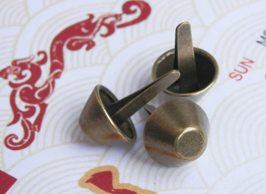 200pcs 12mm Antique Brass Bucket Shaped Purse Feet (BB-PF12) - Etsy