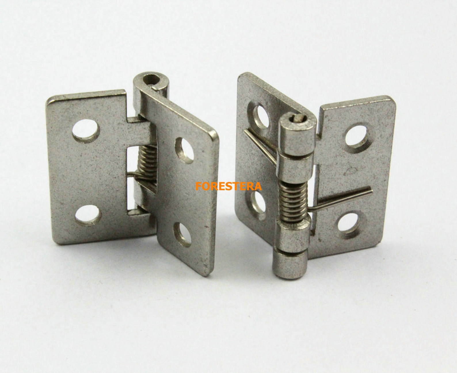 10pcs Stainless Steel Automatic Closed Spring Hinge Small Box - Etsy