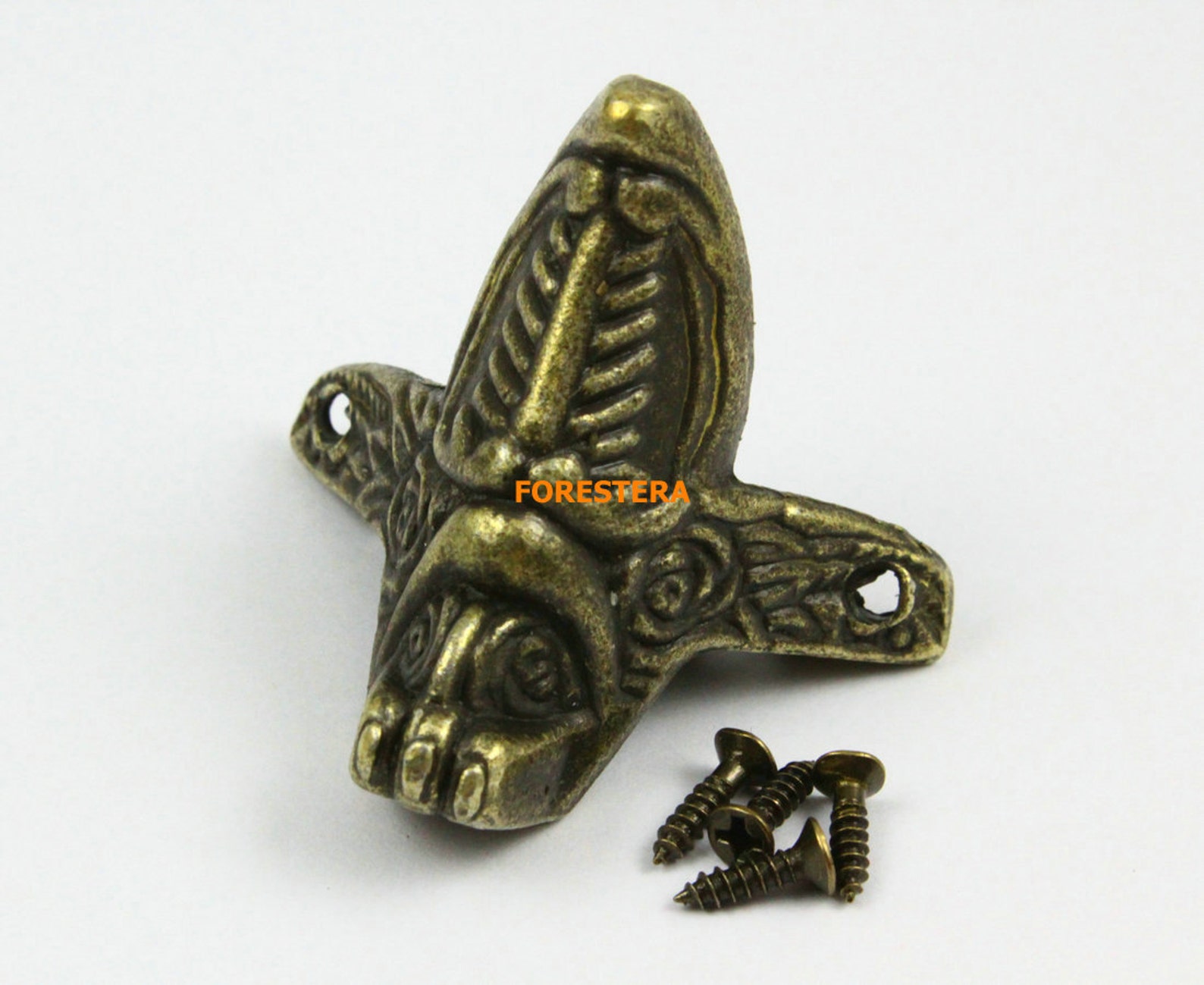 4pcs Antique Brass Jewelry Box Feet Animal Box Leg Case Feet - Etsy