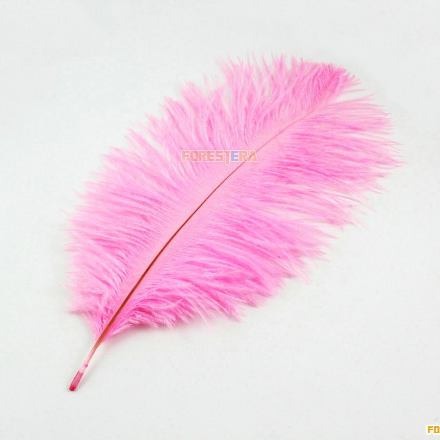 2 Pieces Pink Feather 20-25cm YM124 - Etsy UK