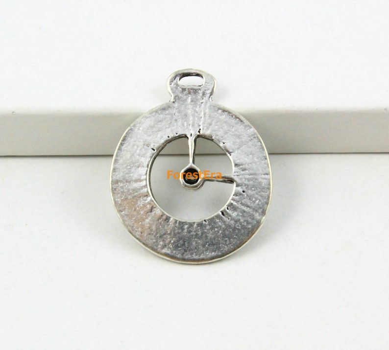 20pcs Antique Silver Clock Charm Clock Pendant 25x20mm - Etsy
