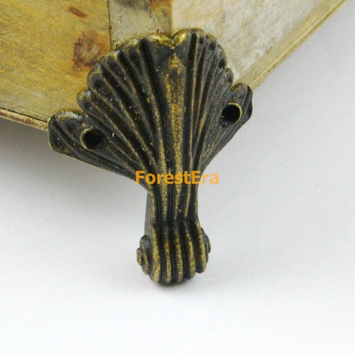 4pcs Antique Brass Jewelry Box Feet Animal Box Leg 84x42mm - Etsy