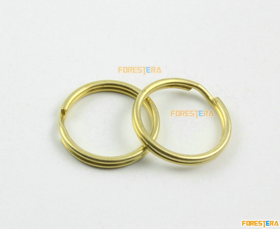 20 Pieces 20mm Solid Brass Split Key Ring BKRING5 - Etsy