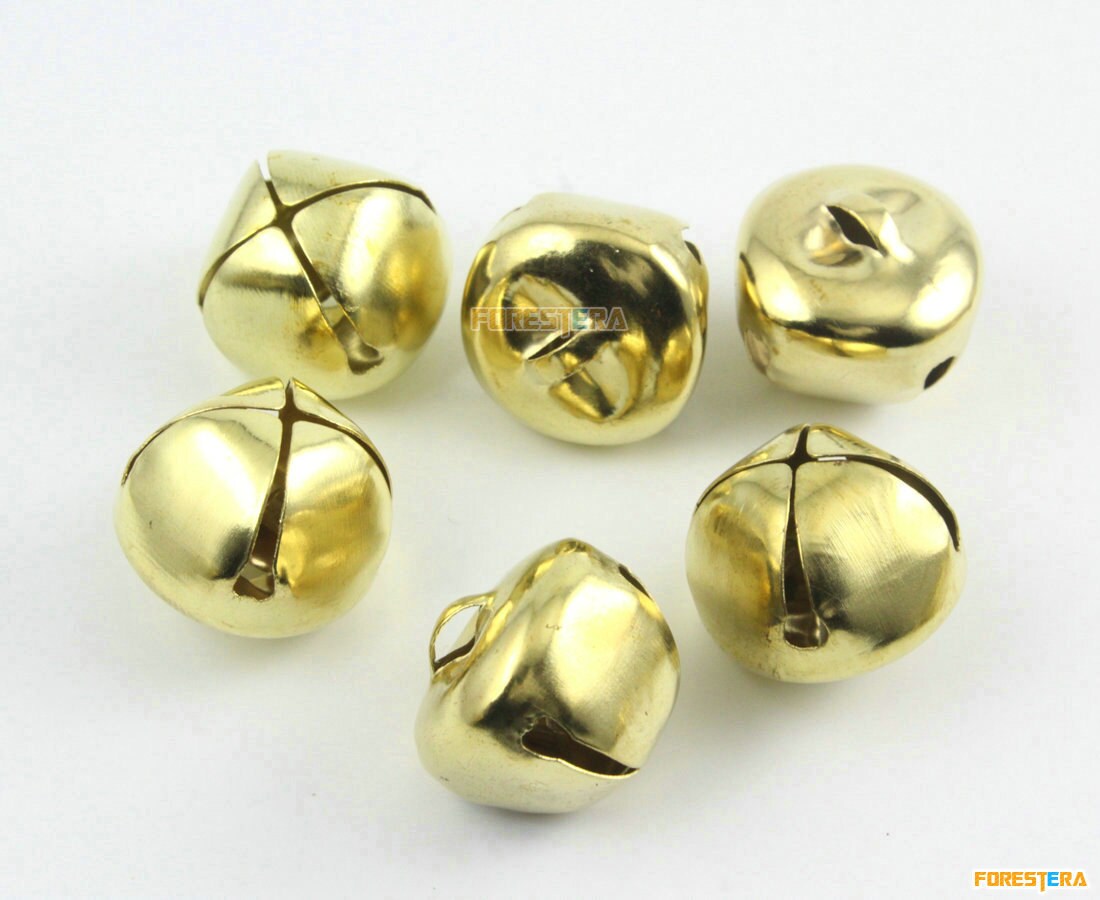 50pcs 20mm Gold Bells Jingle Bells Pet Bells Cross Bells | Etsy