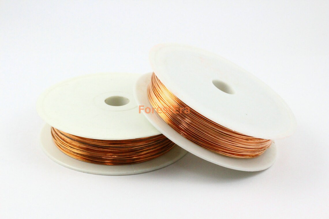 1Pcs Roll Copper Color Copper Wire Jewelry Making Wire Metal | Etsy