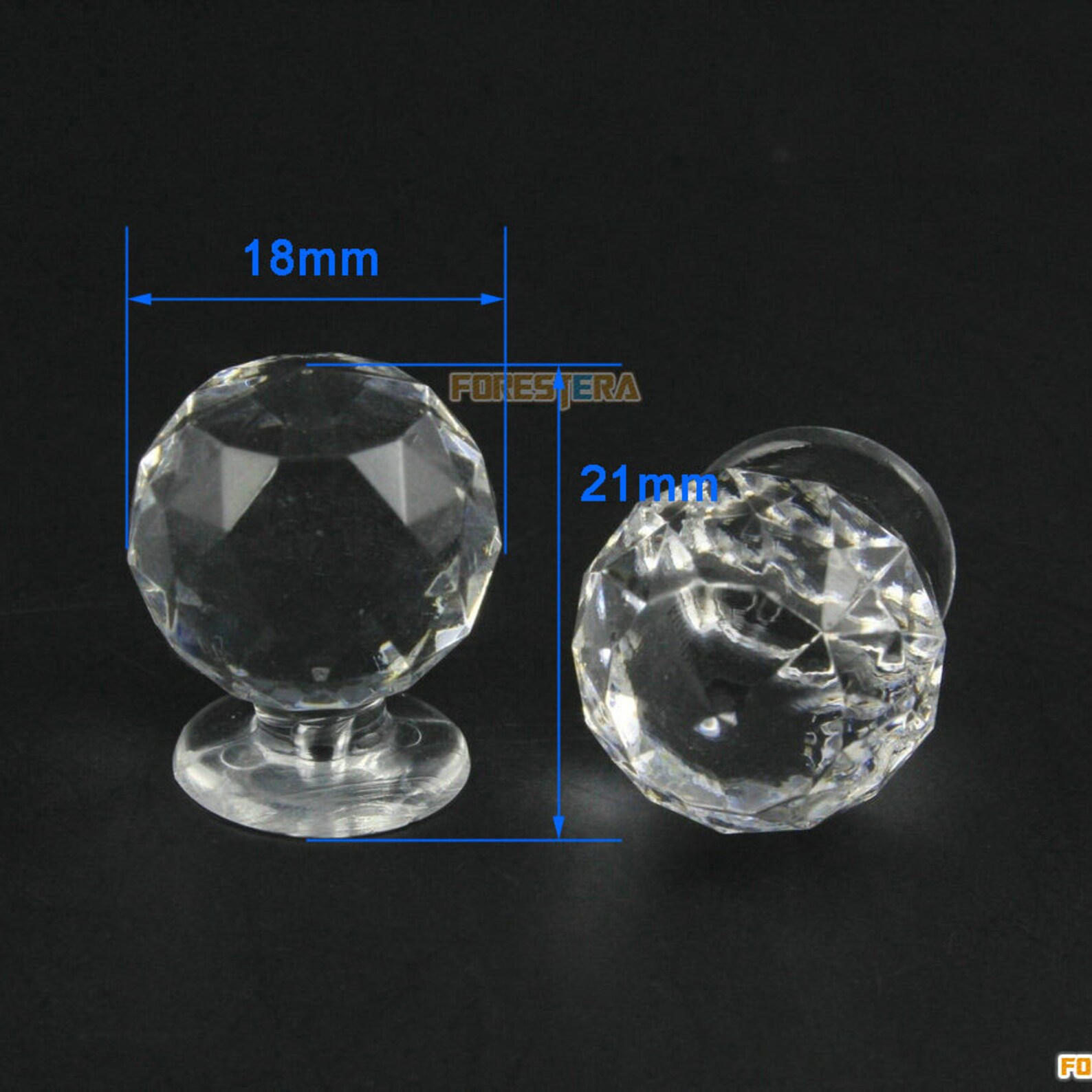Clear Acrylic Plastic Knob Plexiglass Knob 18x21mm ACL-LS-01 - Etsy