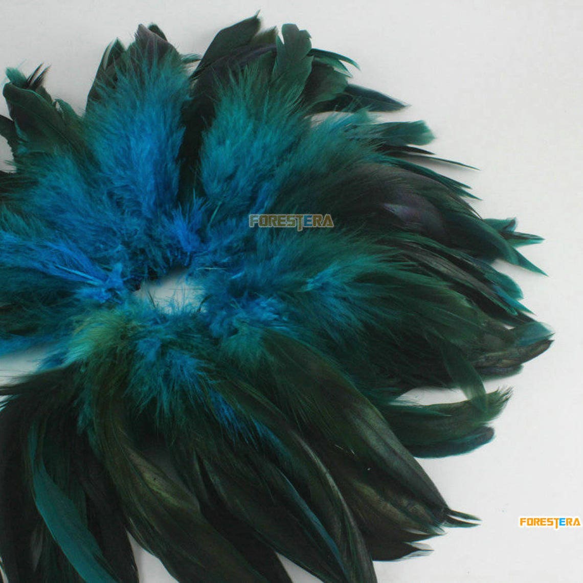 100 Pieces Blue Feather 12-18cm (YM429) - Etsy