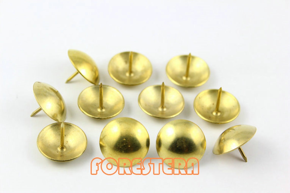 50pcs 19mm Gold Upholstery Tacks Nails Big (TN14) - Etsy
