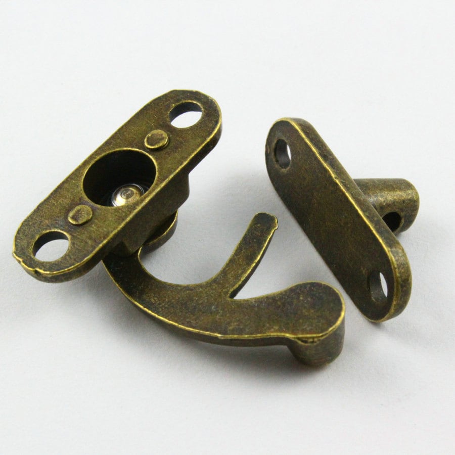 10pcs Antique Brass Jewelry Box Hasp Latch Lock 29x33mm With - Etsy