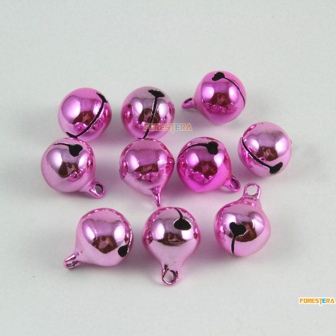 40pcs 12mm Pink Bells Jingle Bells Christmas Bells Pet Bells (bell12 ...