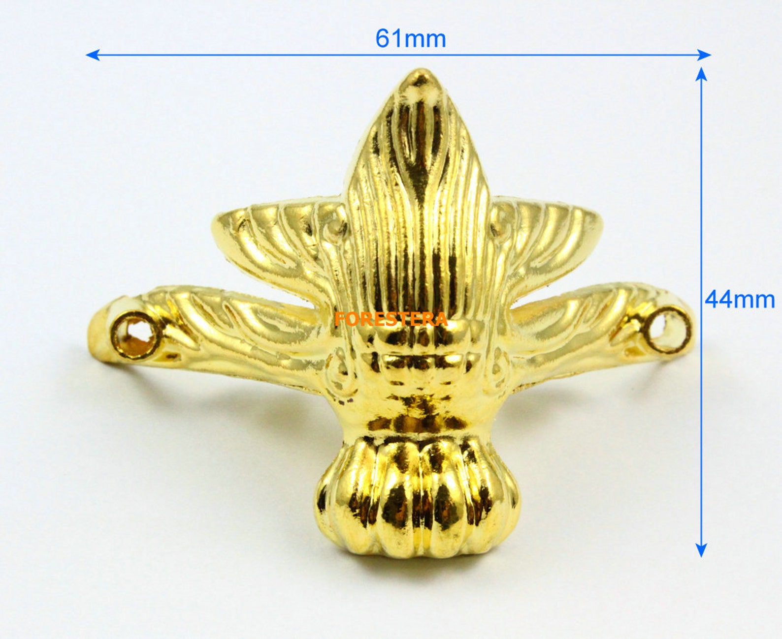 8pcs Gold Jewelry Box Feet Animal Box Leg 61x44mm BOXF127 - Etsy