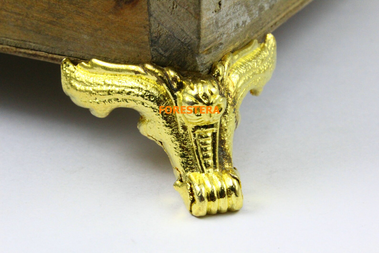 4pcs Gold Jewelry Box Feet Animal Box Leg 42x23mm BOXF123 | Etsy