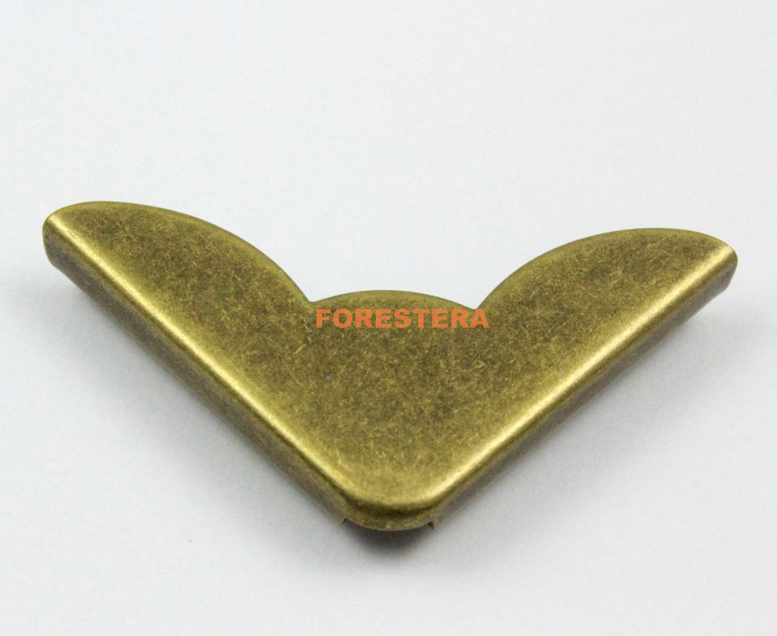 20pcs 40mm Antique Brass Book Corner Bookbinding Corner Clip | Etsy