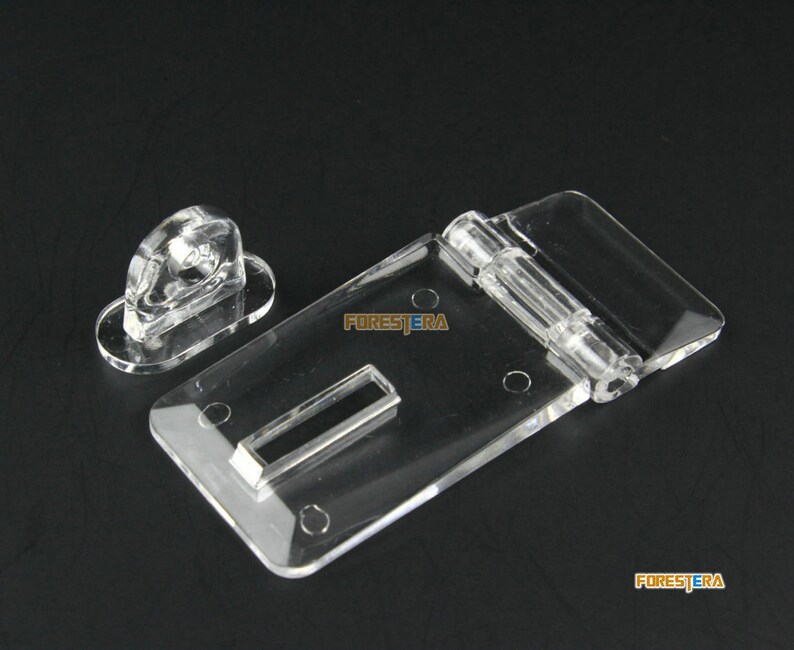 1pcs Clear Acrylic Plastic Hasp Latch Plexiglass Hasp 55x24mm - Etsy