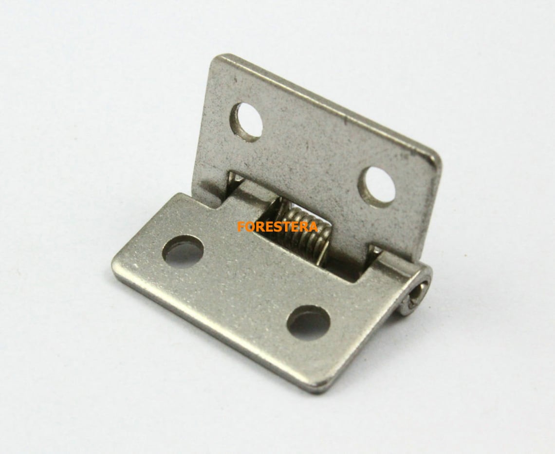 10pcs Stainless Steel Automatic Closed Spring Hinge Small Box - Etsy
