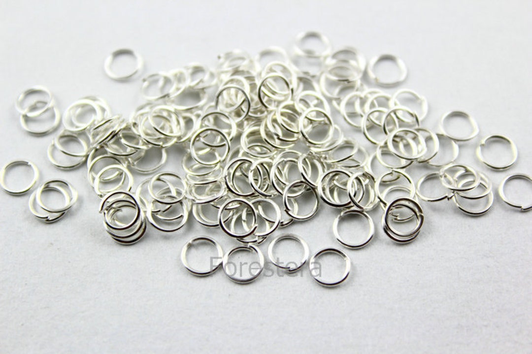 100pcs 5mm Silver Open Jump Ring Silver Plated O Rings (PND139) - Etsy